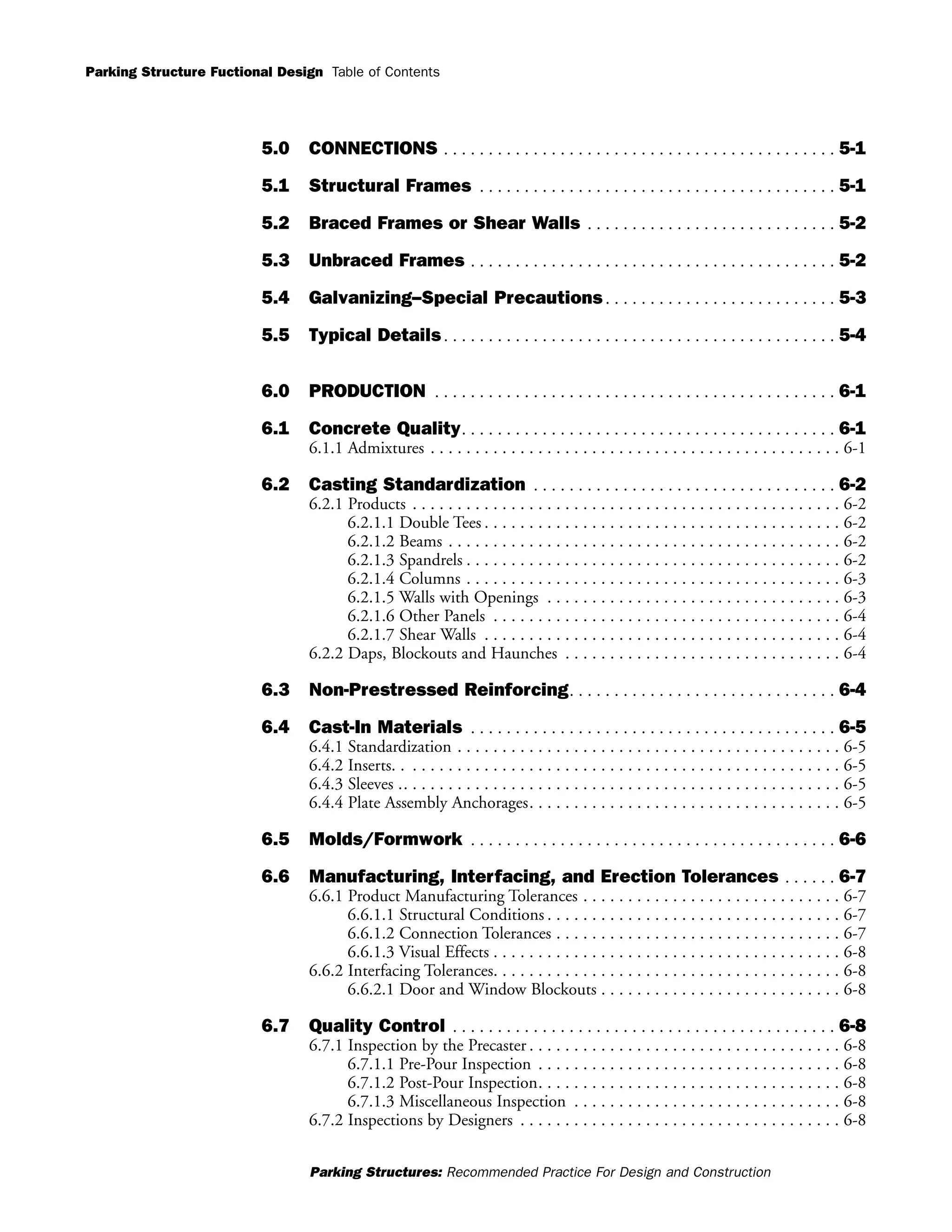 Parking Structures Recommended Practices for Design and Construction | PDF