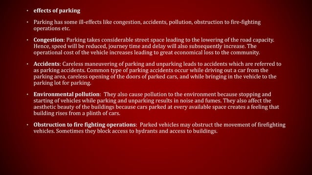 Parking studies | PPT
