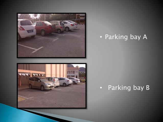 Parking study traffic eng | PPTX | Malls & Shopping Centers | Attractions
