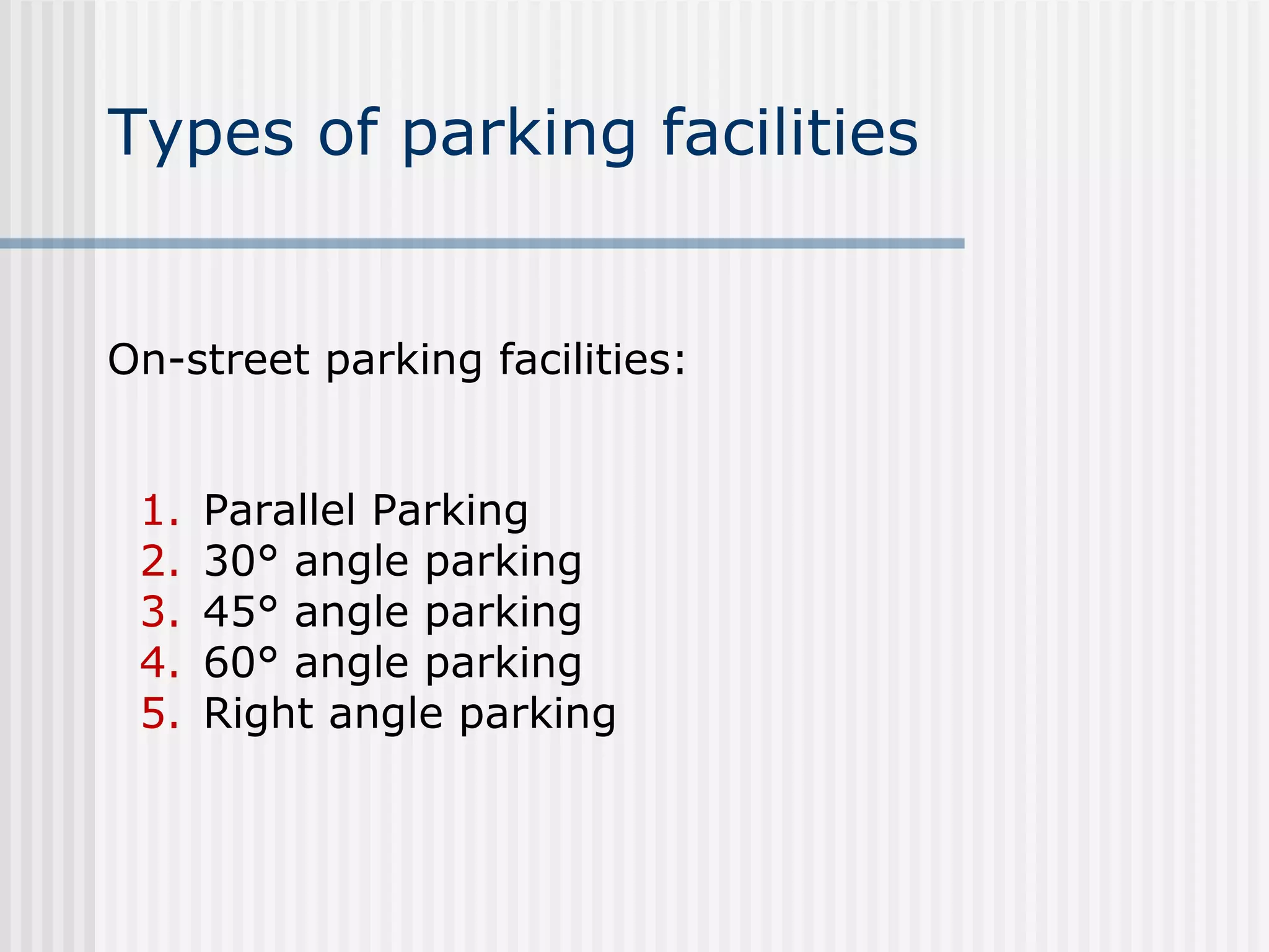 Parking study | PPT