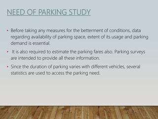 Parking study | PPTX