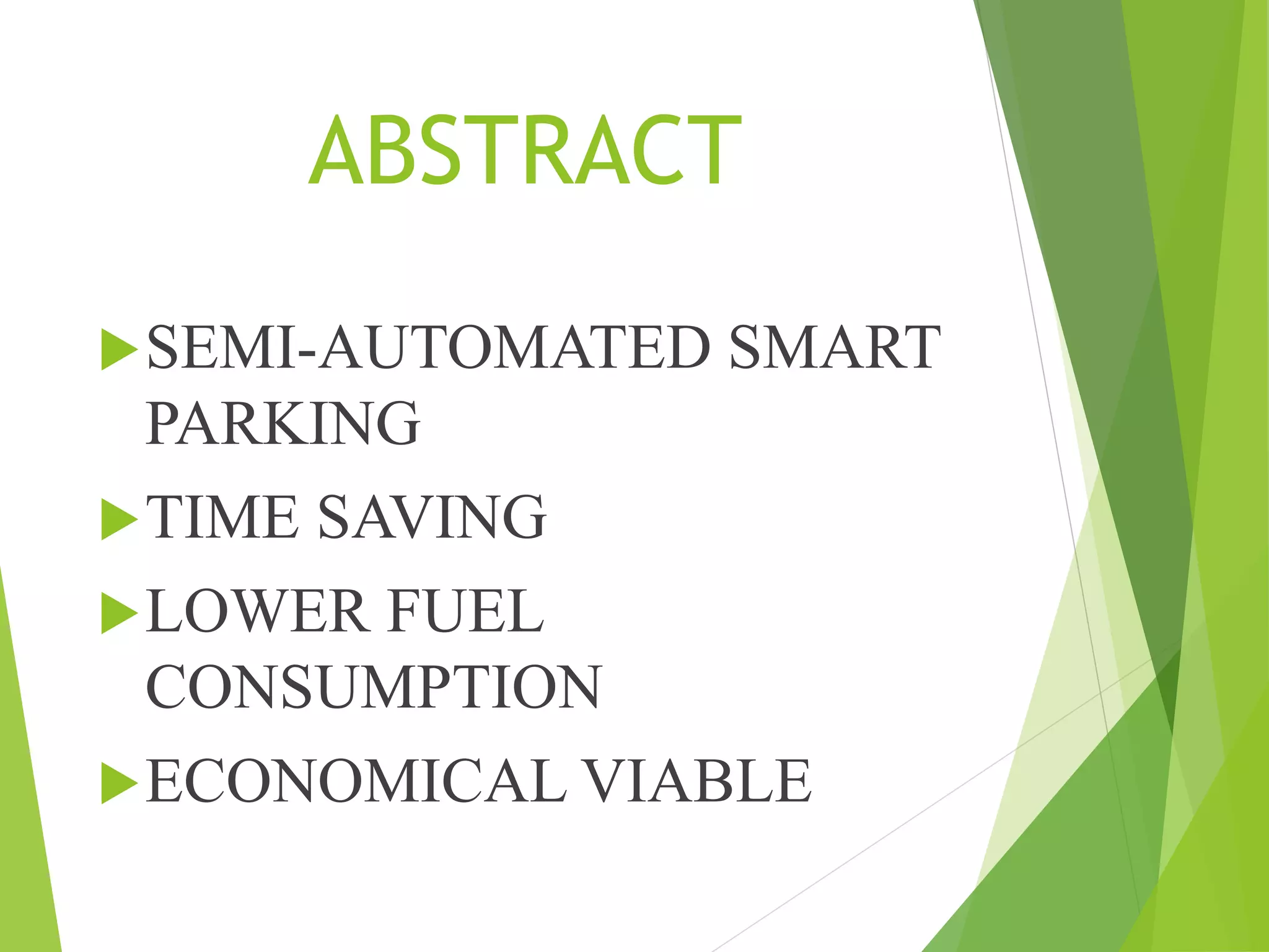 Parking System.pptx | Auto Technology | Automotive