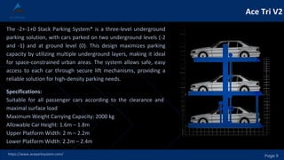 AcePark System (Mechanical Parking Solution Provider | PDF