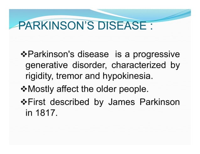 screening model of Parkinson's disease | PDF