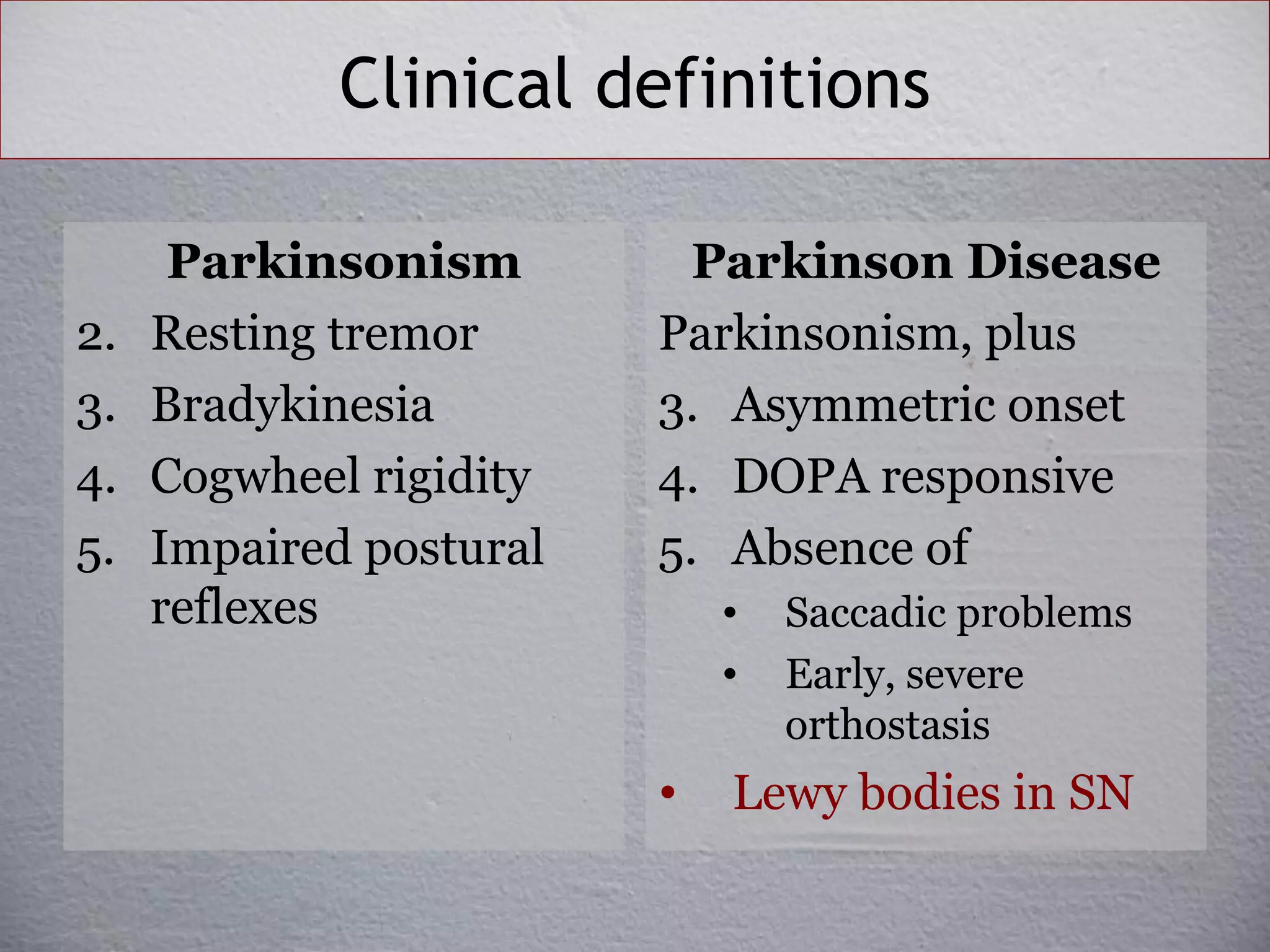 Parkinson\'s Disease | PPT