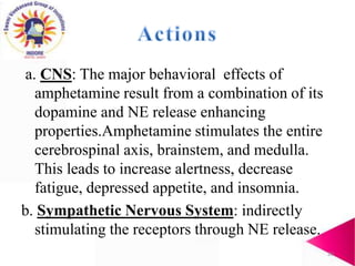 Drug used in Parkinson,Alzheimer and CNS stimulants | PPTX