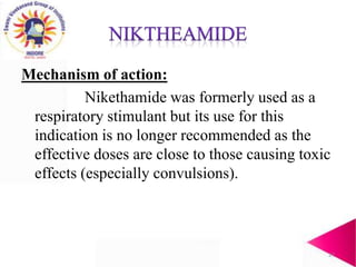 Drug used in Parkinson,Alzheimer and CNS stimulants | PPTX