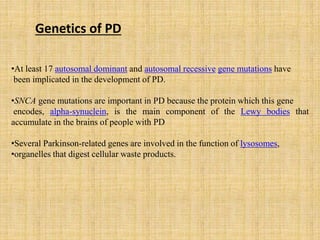 Parkinson disease Physiology. MS zoology | PPT