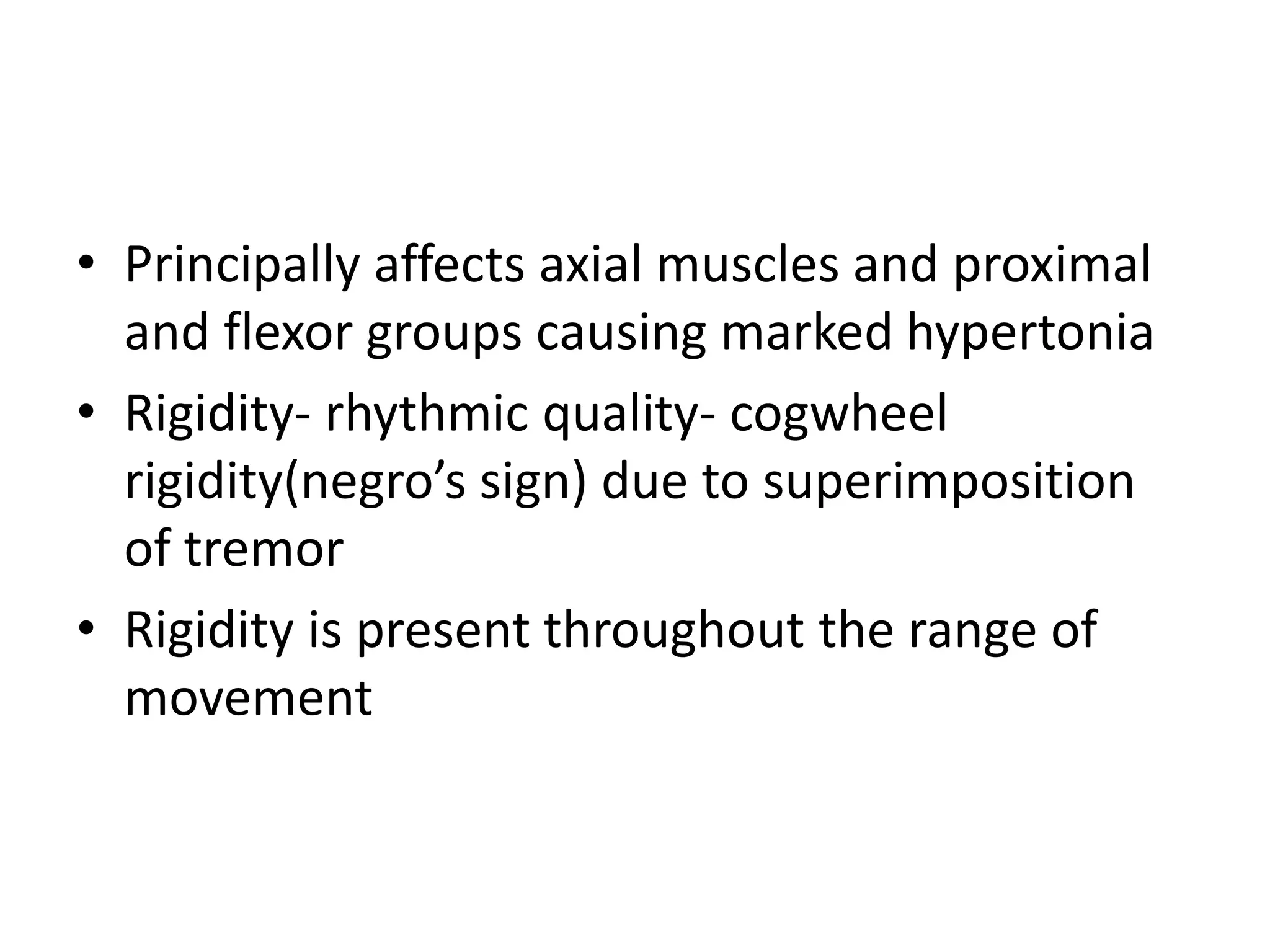 Hypokinetic Movement Disorders - Parkinson disease | PPTX