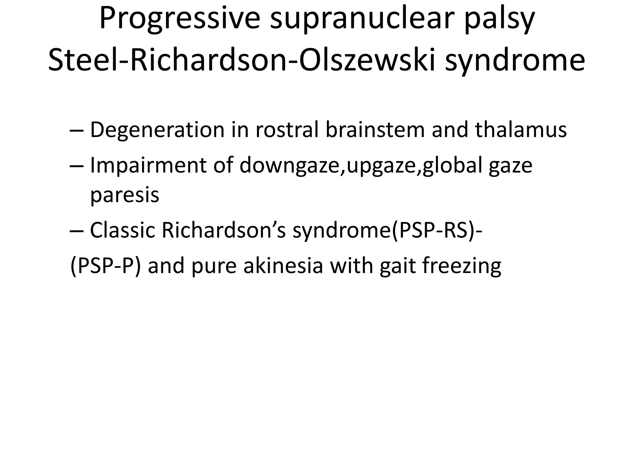 Hypokinetic Movement Disorders - Parkinson disease | PPTX