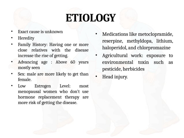 Parkinson disease Clinical Manifestations and Treatment | PPTX
