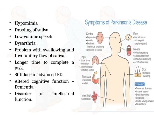 Parkinson disease Clinical Manifestations and Treatment | PPT
