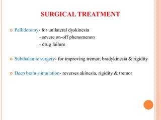Parkinsonism | PPTX