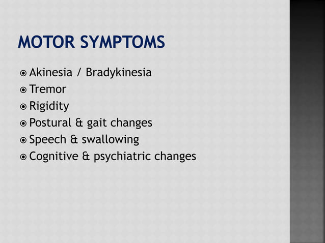 Parkinsonism - An Ayurvedic approach | PPTX