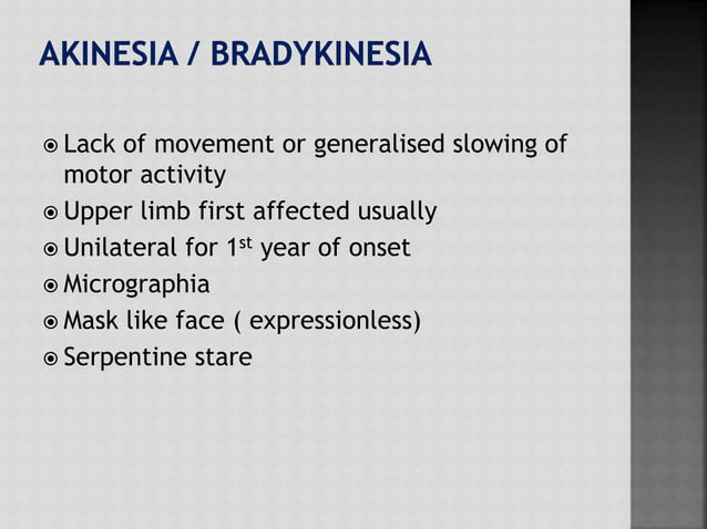 Parkinsonism - An Ayurvedic approach | PPTX