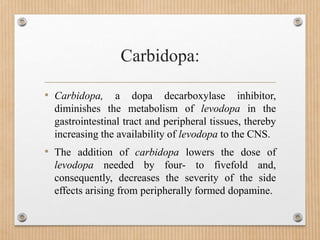 Treatment of Parkinsonism.pptx