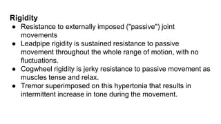PARKINSONISM : Pathophysiology behind this | PPT