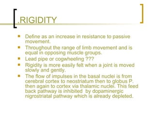Parkinsonism And Motor Disorders | PPT | Brain and Nervous System ...