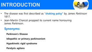 Parkinsonism, Parkinson’s Disease | PPTX