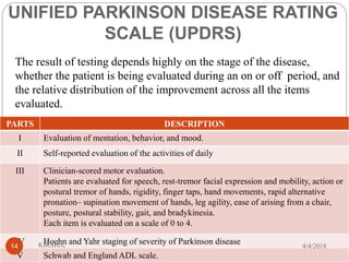 Parkinsonism - management | PPTX