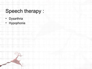 Parkinson’s disease | PPT