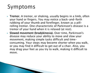 Parkinson's disease and treatment | PPTX