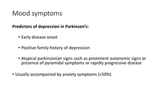 Parkinson's - A behavioral conundrum.pptx