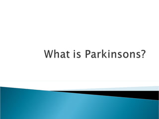 Parkinson’S Disease | PPT