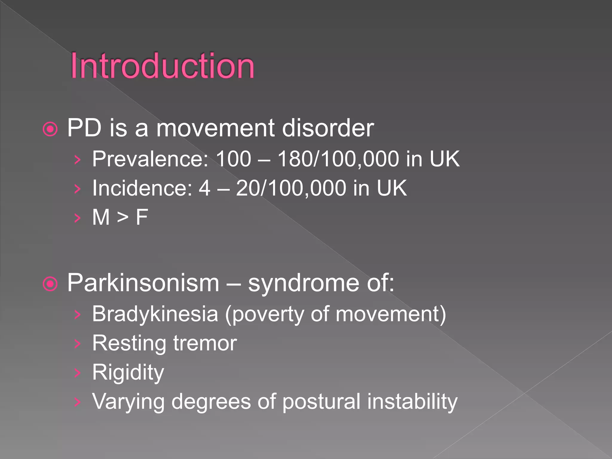 Parkinson's Disease | PPTX