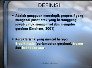 Parkinson’s disease | PPT