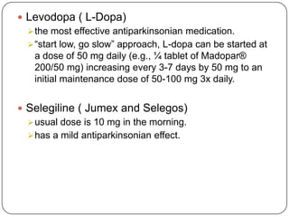 Parkinson s disease | PPTX
