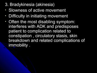 Parkinson’s disease | PPT