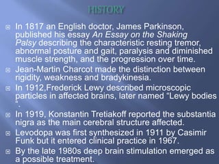 Parkinson’s disease | PPTX