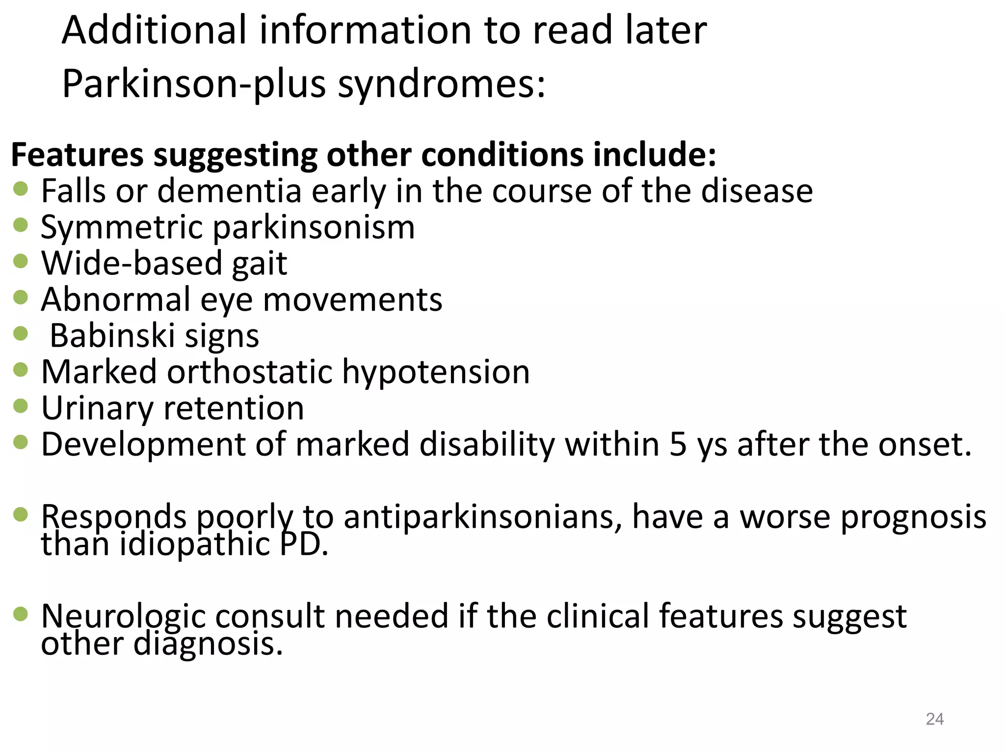 Parkinson's disease | PPTX