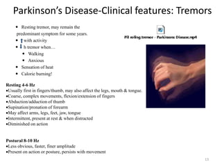 Parkinson's disease | PPTX