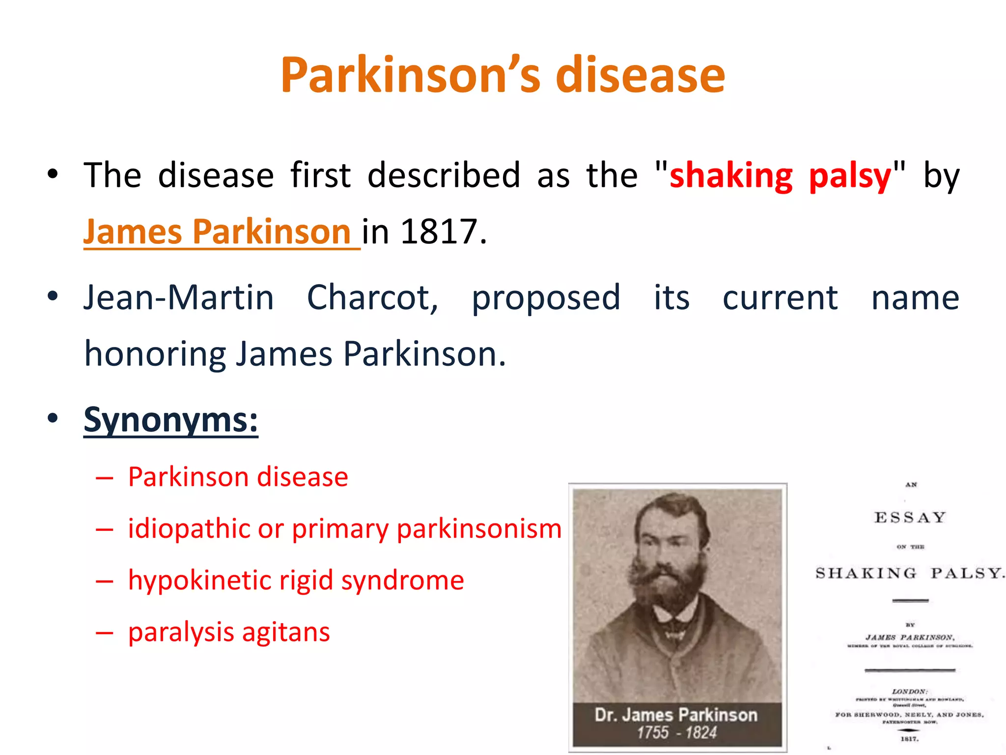 Parkinson’s disease | PPTX