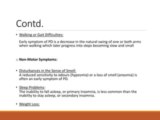Parkinson's disease | PPTX