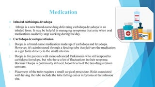 Parkinson's disease | PPTX