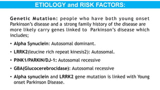 PARKINSON'S DISEASE And pathophysiology .pdf by SMH.pdf