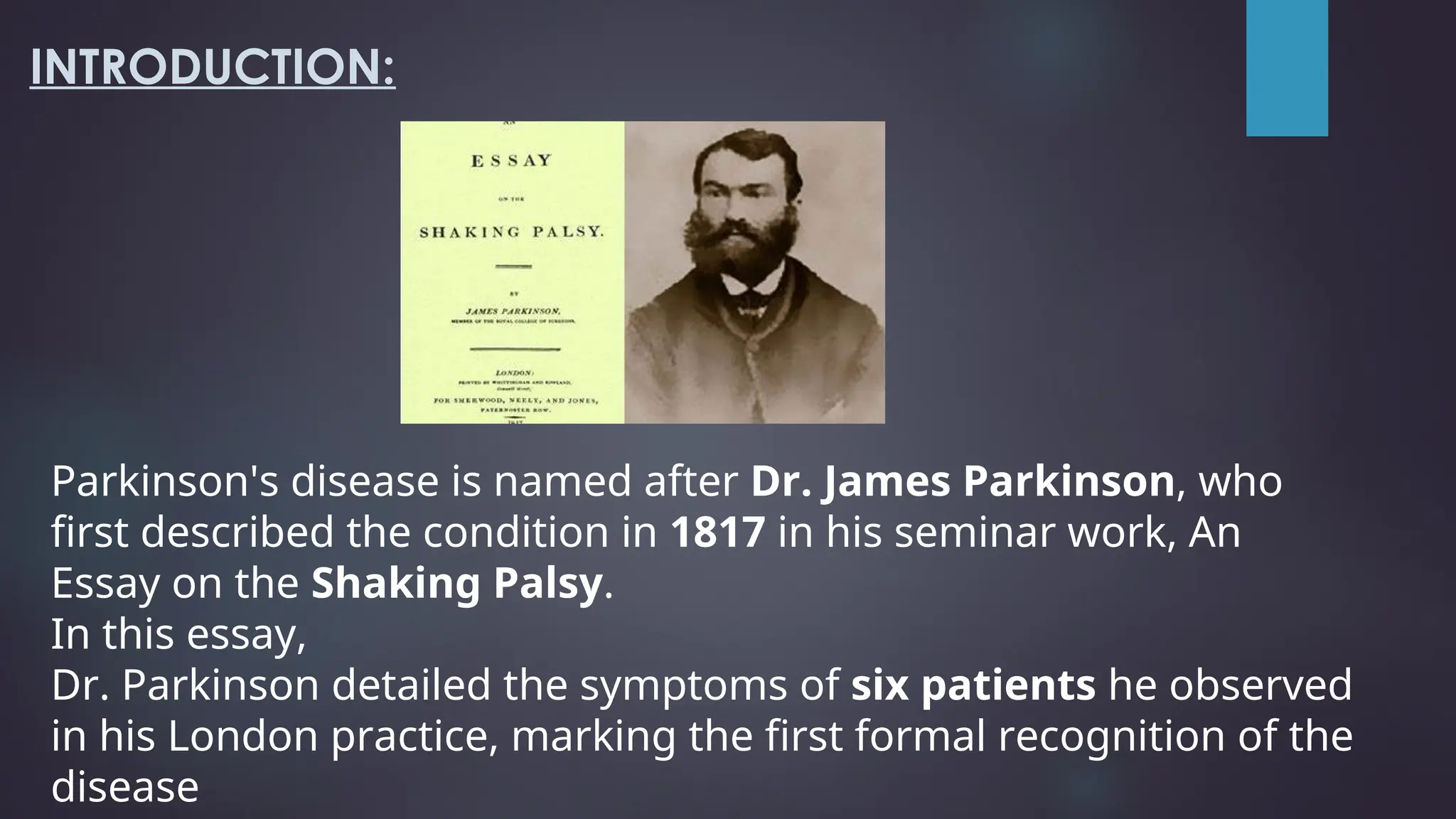PARKINSON’S DISEASE.ppt . | PPT
