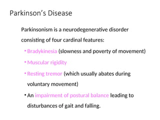 Parkinson’s Disease by Dr Saurabh Maurya.ppt