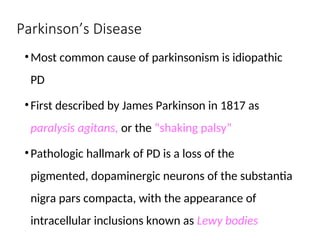 Parkinson’s Disease by Dr Saurabh Maurya.ppt