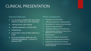 PARKINSON’S DISEASE | PPTX