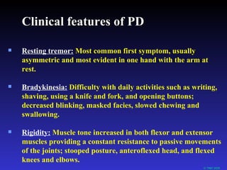 Parkinson's disease an overview | PPT