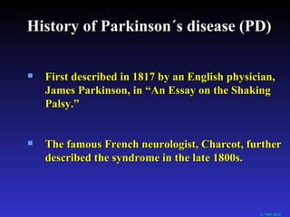 Parkinson's disease an overview | PPT