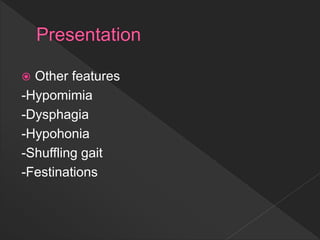 Parkinsons disease o.j | PPTX