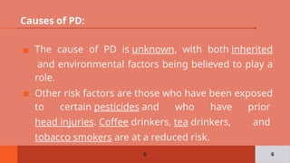 Parkinson's Disease: Pathophysiology and Experimental models | PPT