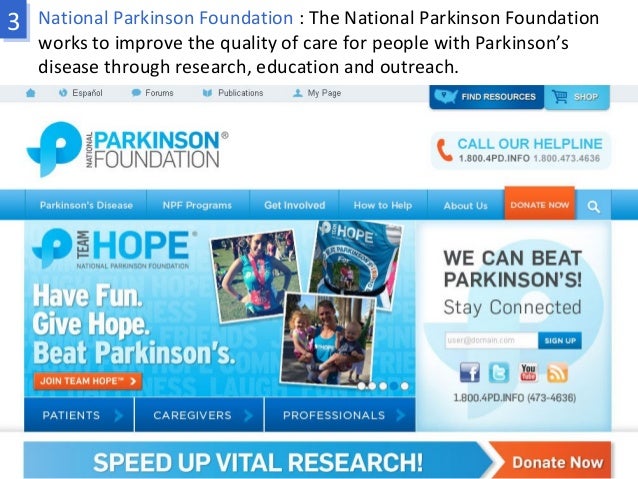 Parkinson's Disease Resources Parkinson's Disease Resources