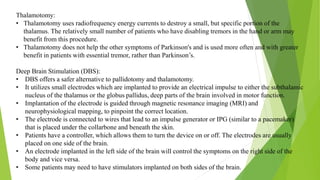 Parkinson's disease treatment | PPTX