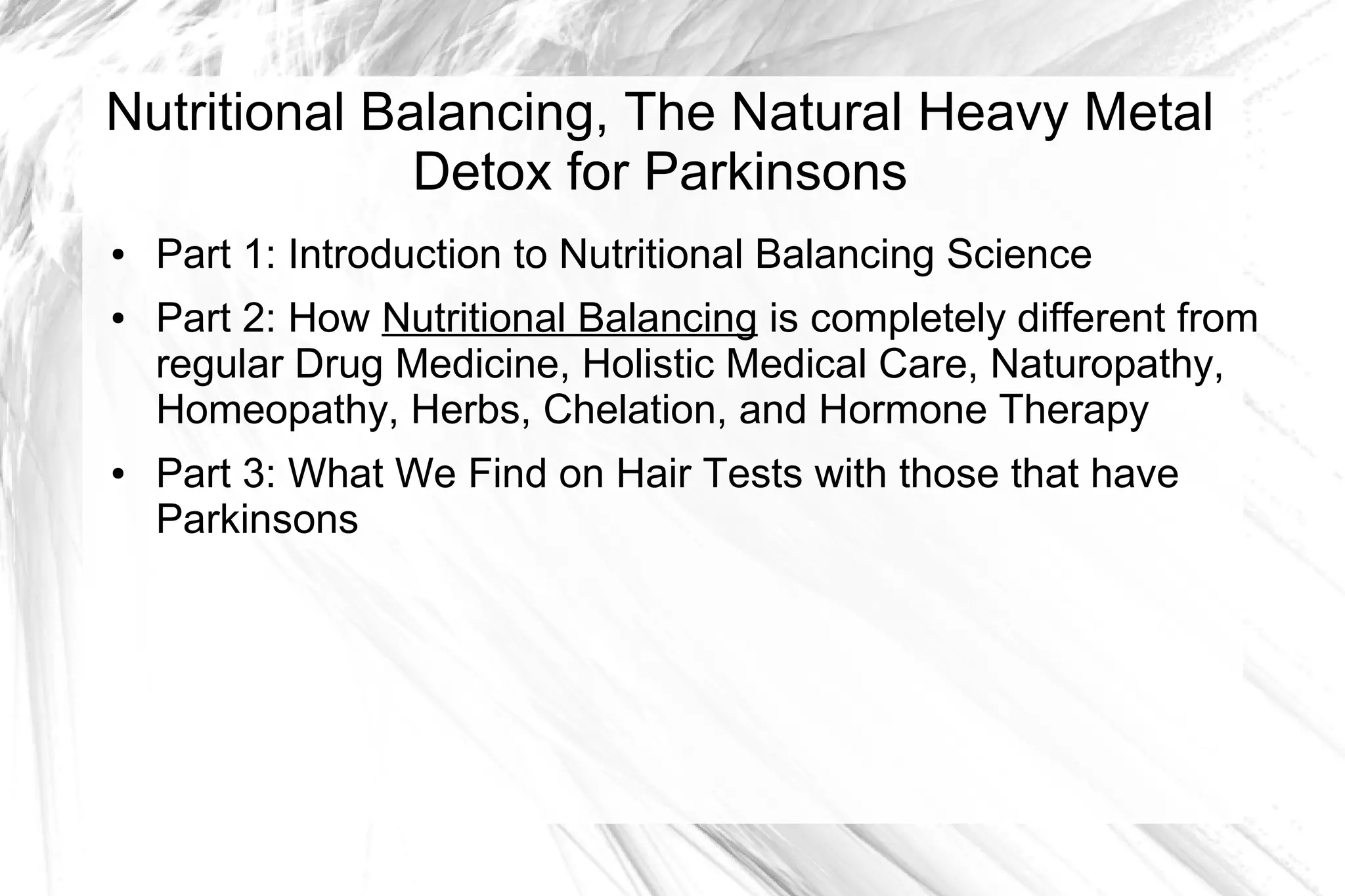 Hair Analysis and Nutritional Balancing: What We Find on Hair Tests ...